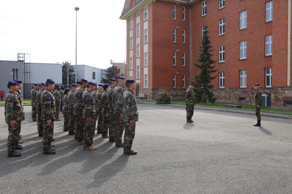 A Eurocorps detachment is deployed to the Sentinelle operation - Eurocorps