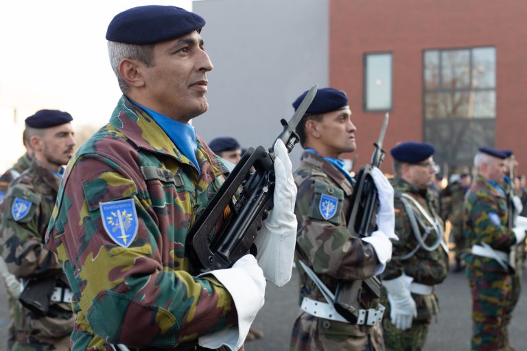 Ceremony at Strasbourg - Eurocorps